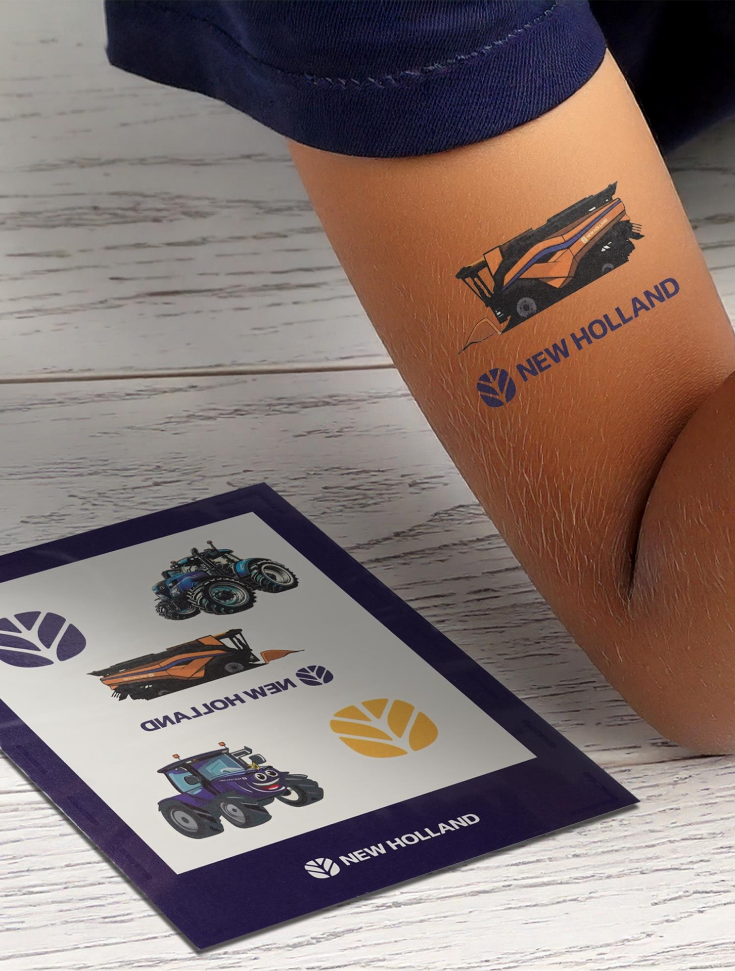 New Holland Style. Tattoo stickers
